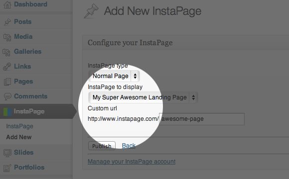 WordPress Landing Page Plugin - from Instapage!