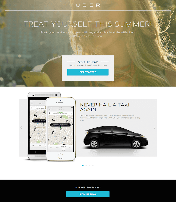 5 Ways Uber Uses Landing Pages to Dominate the Market