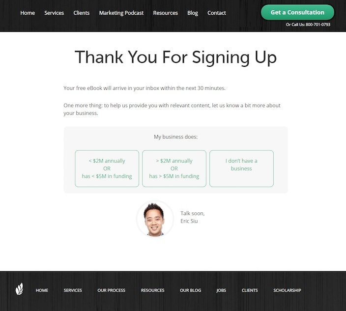 How to Create and A/B Test Your Thank You Pages