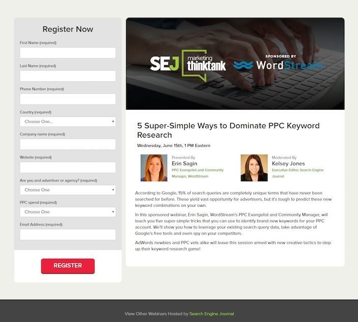 20 Webinar Landing Page Examples That Get Maximum Results
