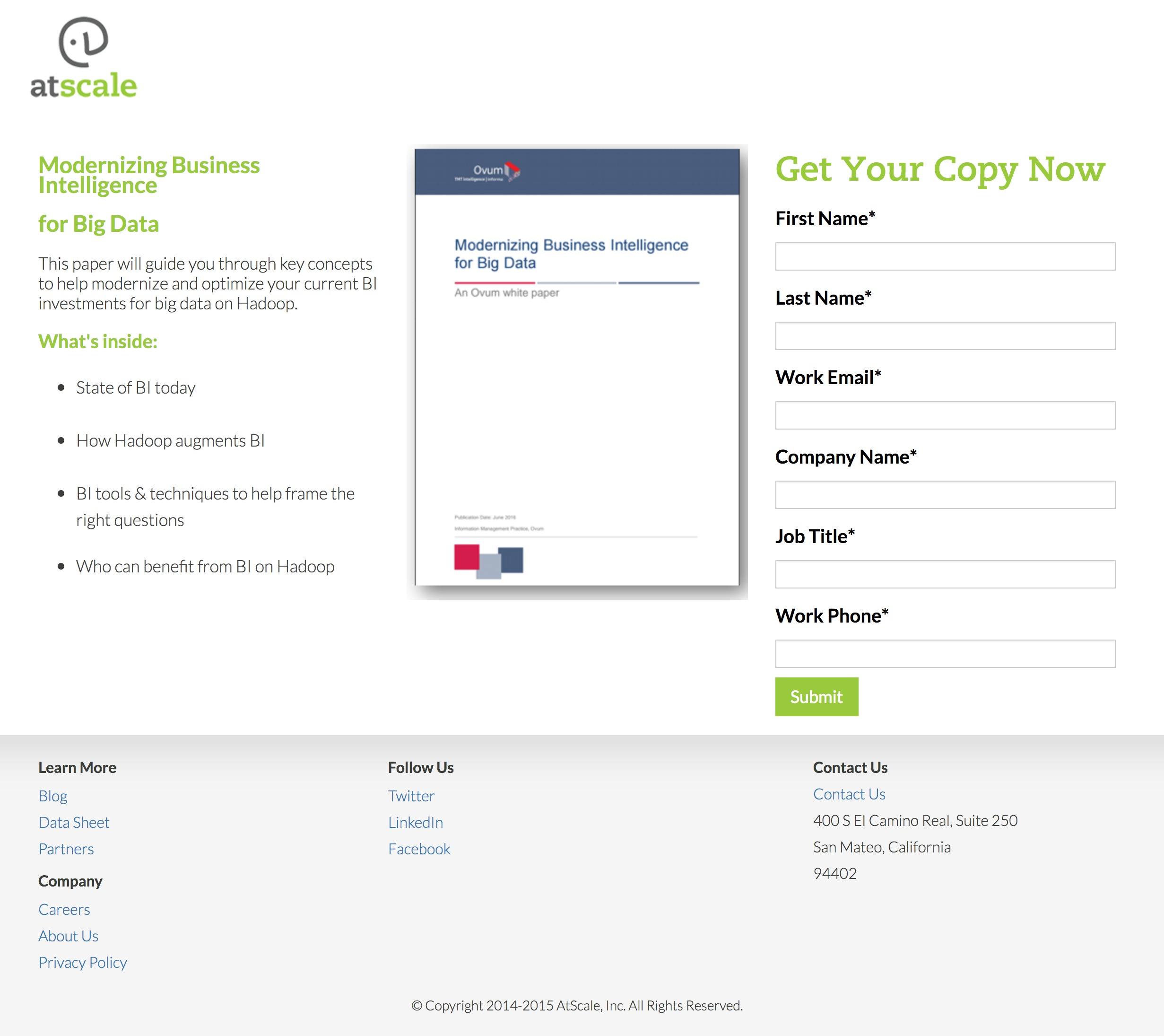 20 White Paper Landing Page Examples Critiqued