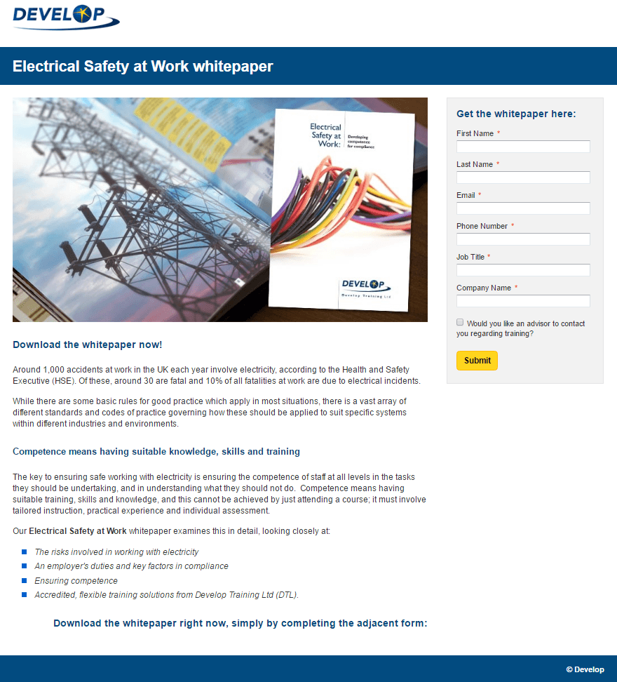 20 White Paper Landing Page Examples Critiqued