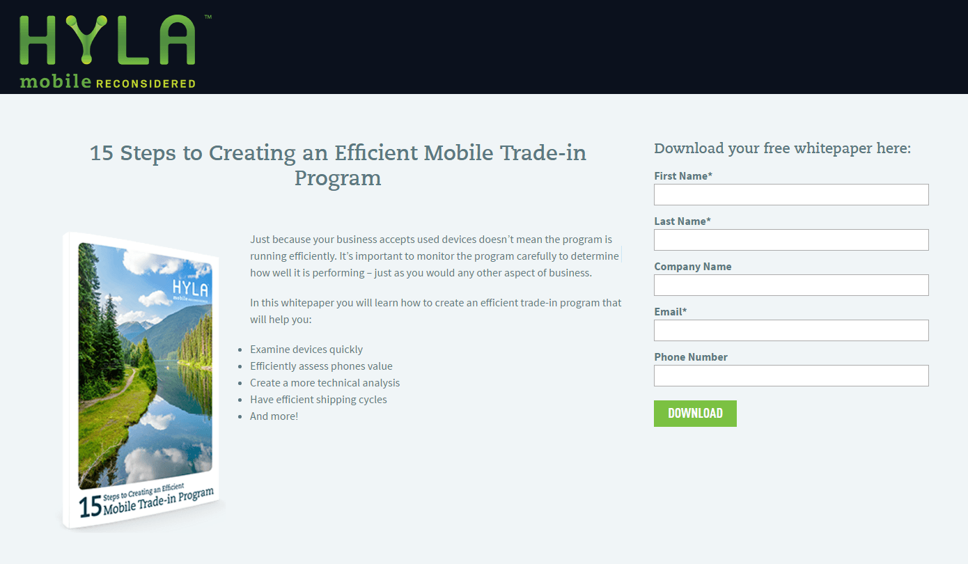 20 White Paper Landing Page Examples Critiqued