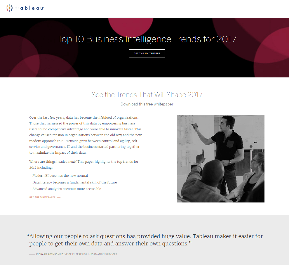 20 White Paper Landing Page Examples Critiqued