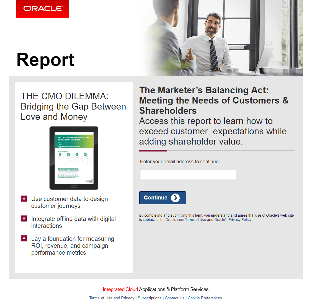 8 Oracle Landing Page Examples That Persuade Visitors to Act