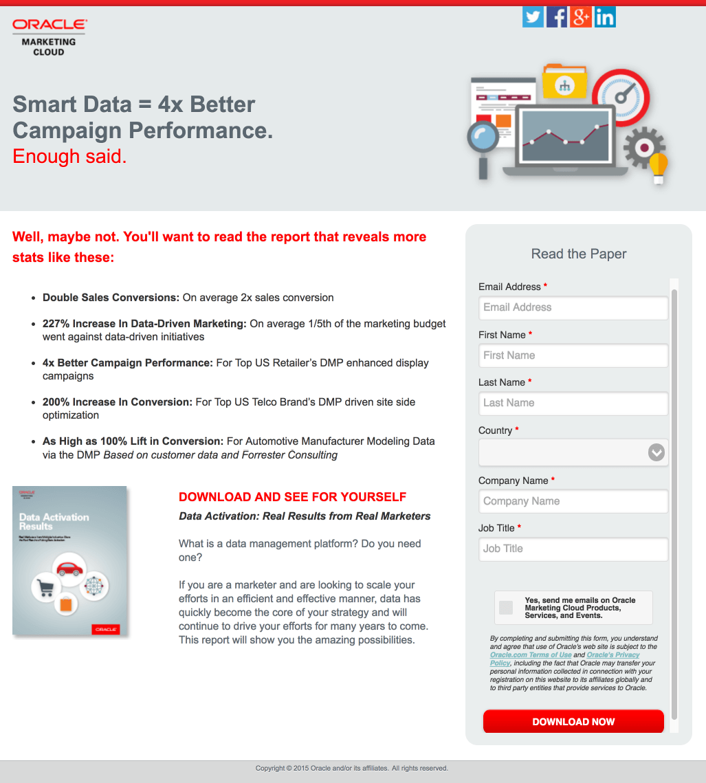 9 Effective Eloqua Landing Pages to Leverage in Your Next Digital Campaign